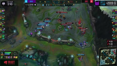 DRX vs. GRF deft 大東傷害扯爆直接4殺